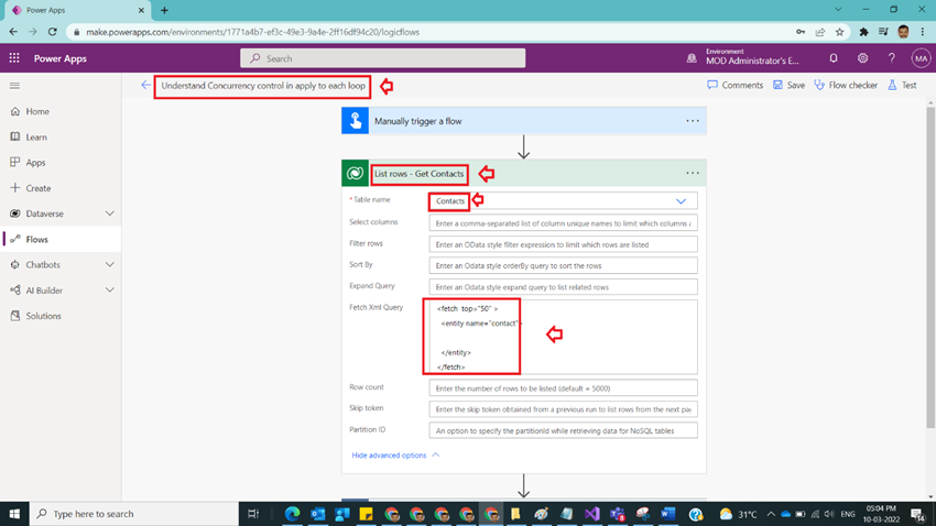 Understand Concurrency Control In Apply To Each Loop In Power Automate